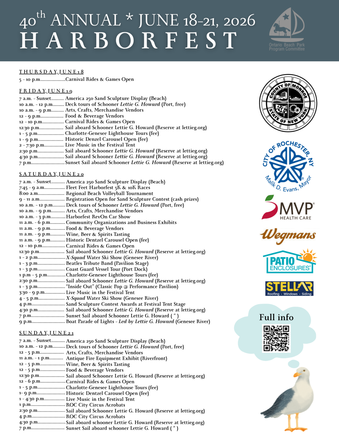 Harborfest – Ontario Beach Park Program Committee
